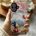 Cherry Blossom Mountains Cartoon Mouse Tokyo Phone Case 17 16 15 14 13 ...