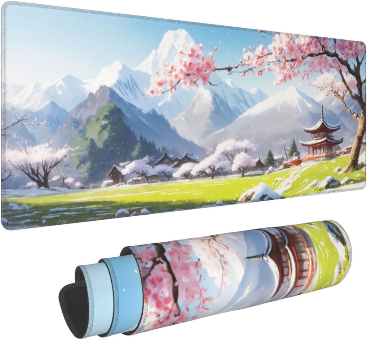 Cherry Blossom Mouse Pad, Japanese Mouse Pad, Large Mouse Pad,3mm Thick ...