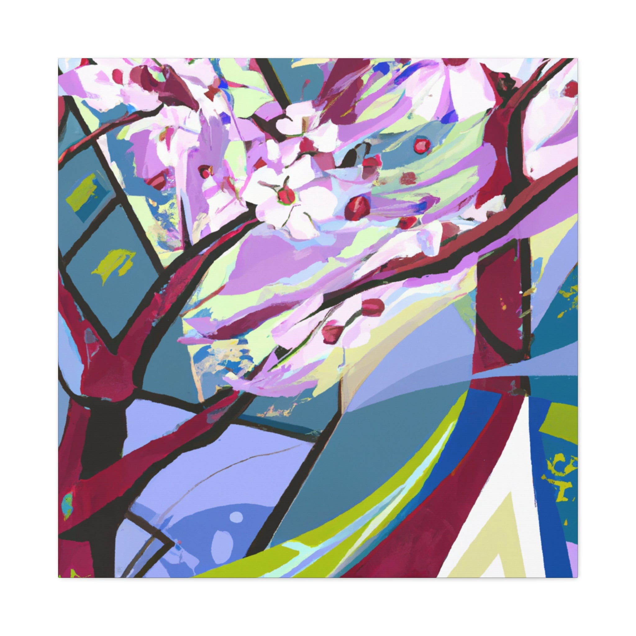 Cherry Blossom Oasis - Canvas - Walmart.com