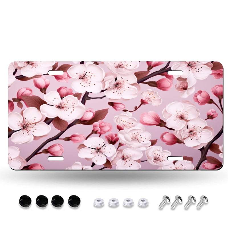 Cherry Blossom Pattern in Pink and White on a Soft Background License ...