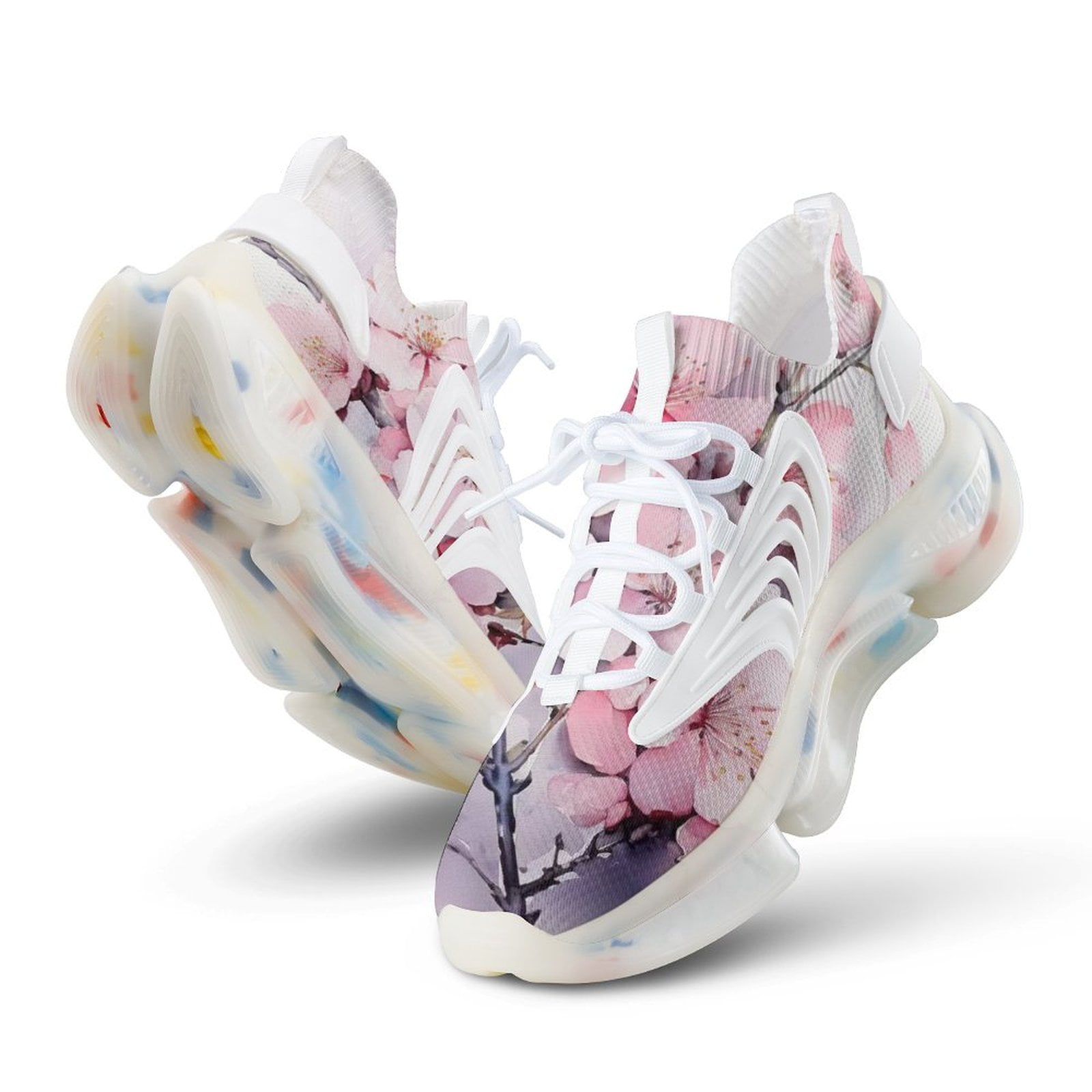 Cherry Blossom Pink (6) Walking Shoes for Men Woman Lightweight Tennis ...