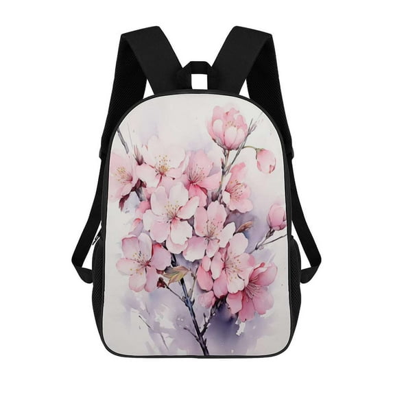 Cherry Blossom Pink Large Capacity Backpacks For Teenagers Travel Bags ...