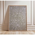 Cherry Blossom Poster Japanese Spring Bloom Floral Bird Sakura Decor ...