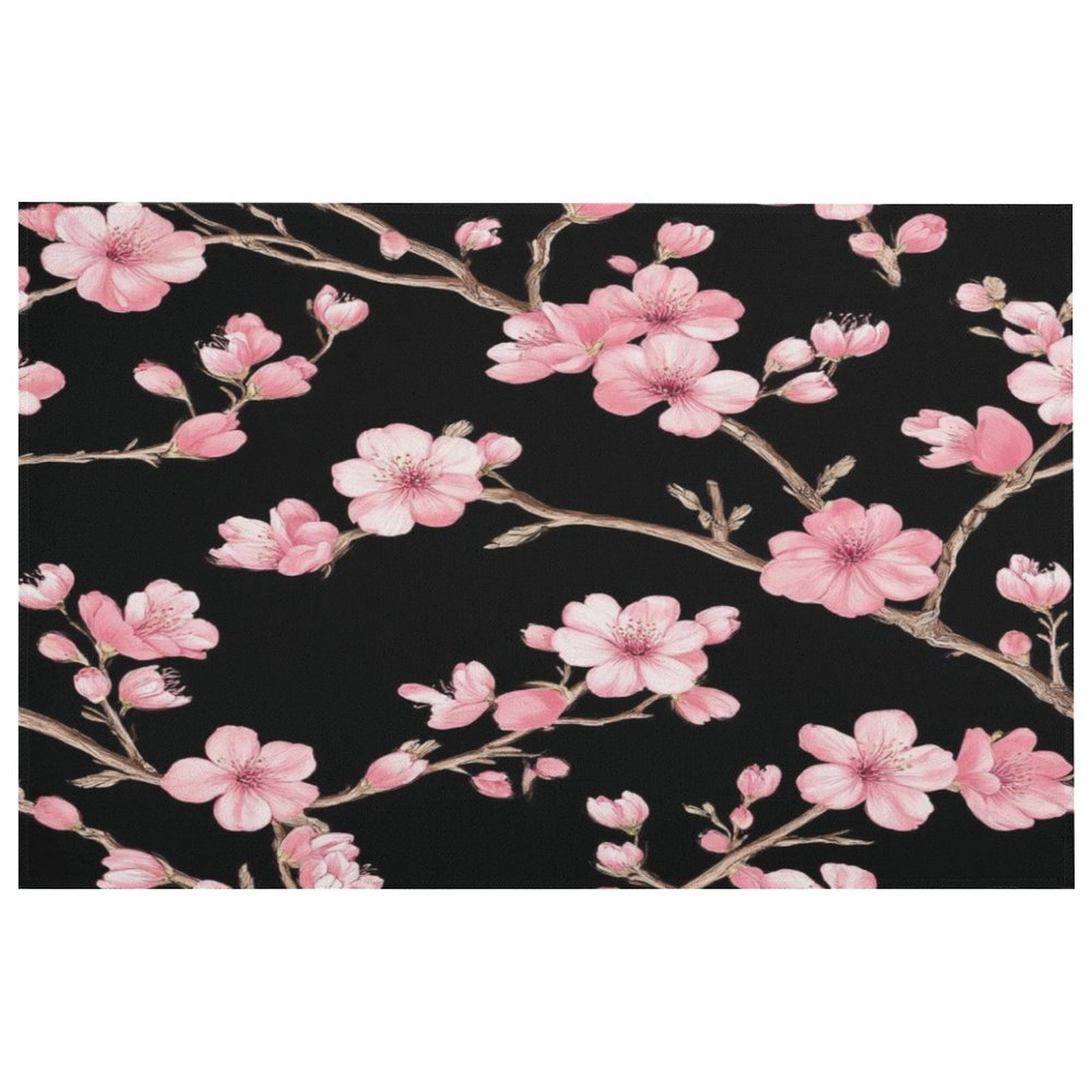 Cherry Blossom Print Adult Home Decor Bedroom Living Room Crystal ...