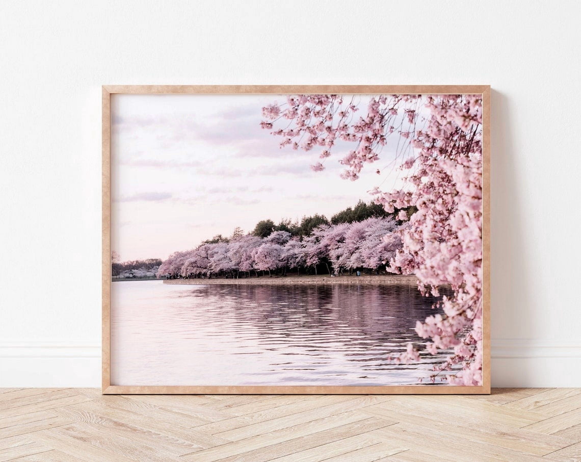 Cherry Blossom Print Sakura Spring Photography Pink Blossom Tree Poster ...