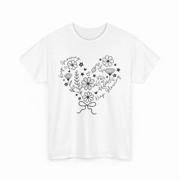 Cherry Blossom Season T-Shirt S-5XL | Keep Growing Keep Glowing Shirt ...