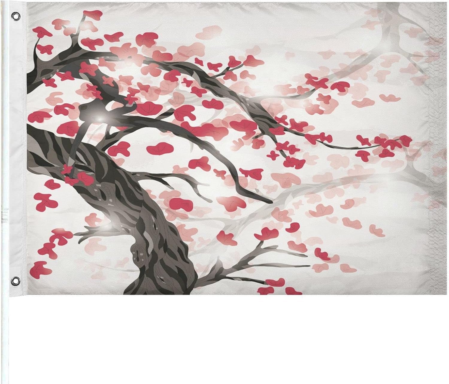Cherry Blossom Spring Flag Outdoor Garden Flag for Outside Funny Flags ...