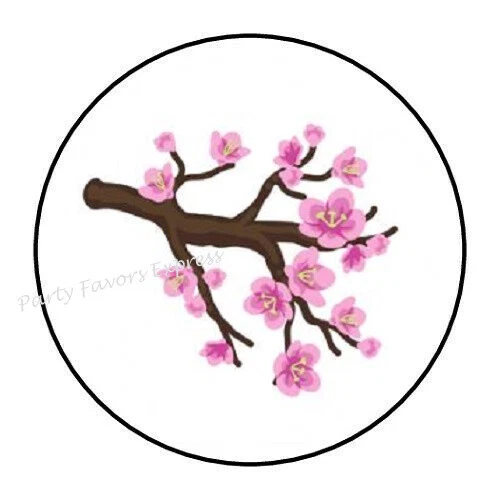 Cherry Blossom Tree Branch Stickers Party Favors Phone Decal Water ...