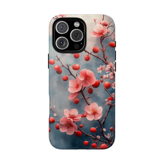 Cherry Blossom Tree Petals Bloom Case for iPhone 17 to 11 Pro Max ...