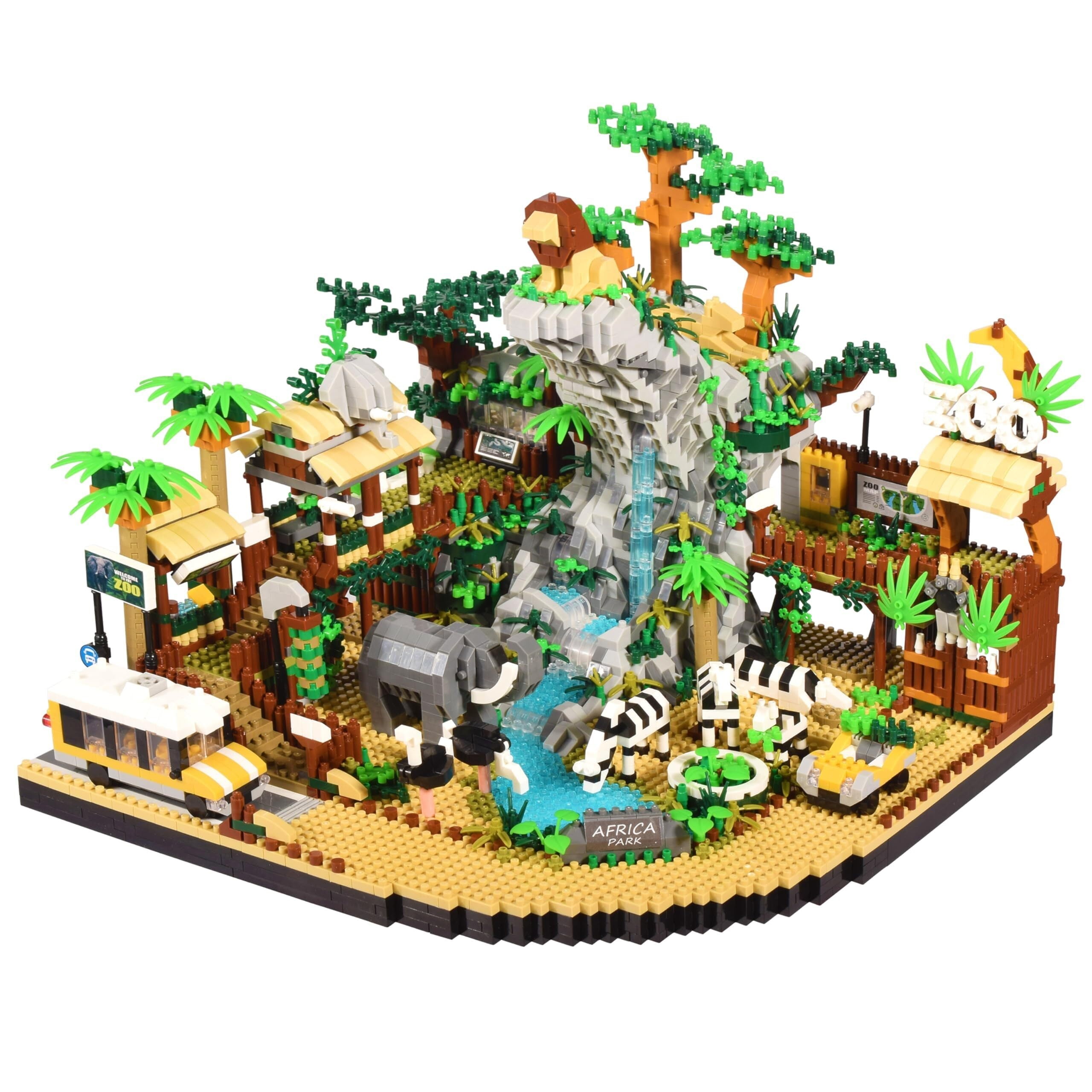 Cherry Blossom Treehouse Building Sets,(2008pcs) Mini Blocks Building ...
