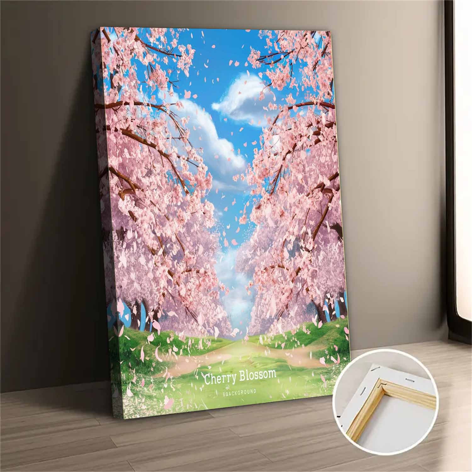 Cherry Blossom Wall Art Canvas Prints For Bedroom Living Room Home ...