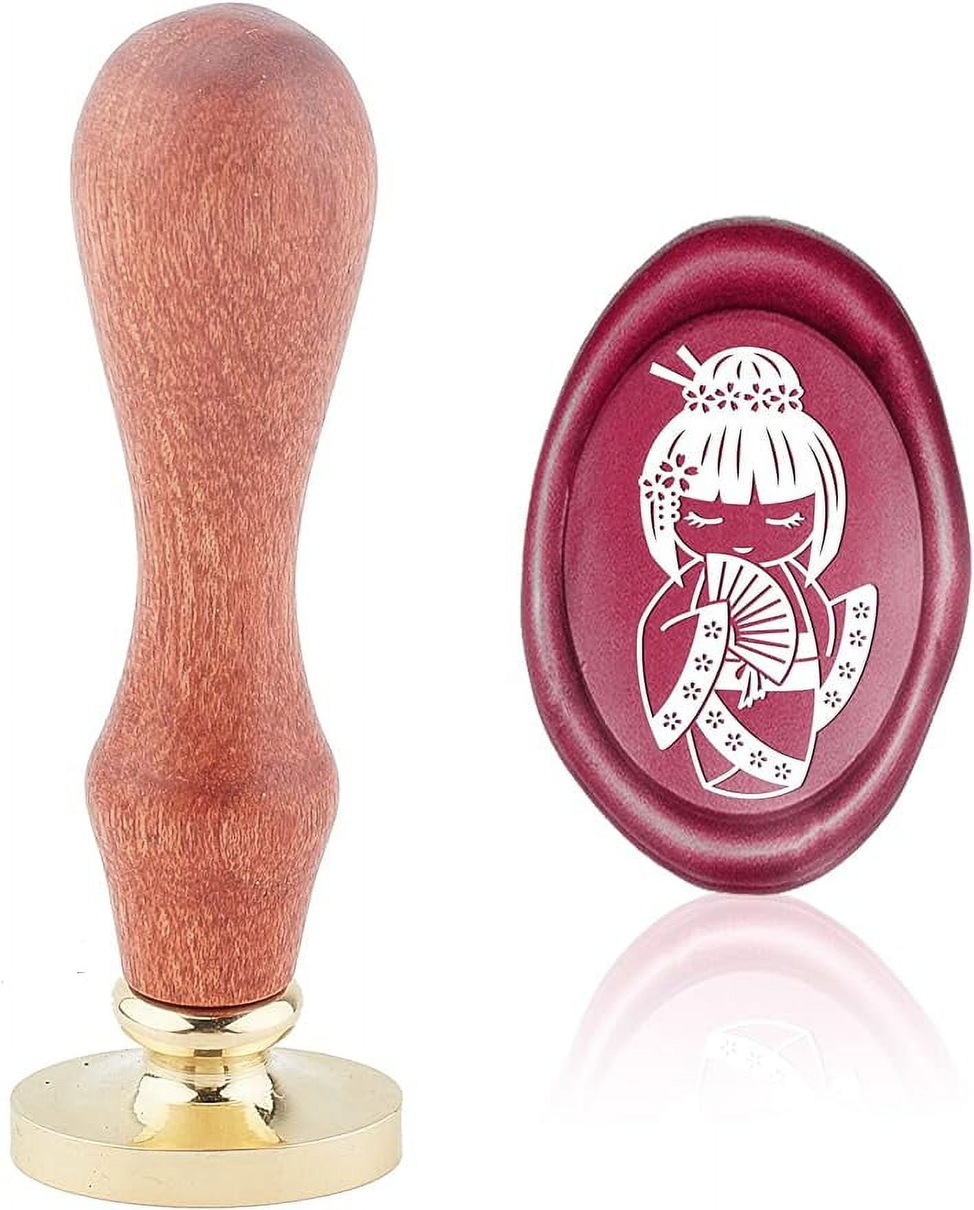 Cherry Blossom Wax Seal Stamp Kimono Vintage Sealing Wax Stamps Doll ...