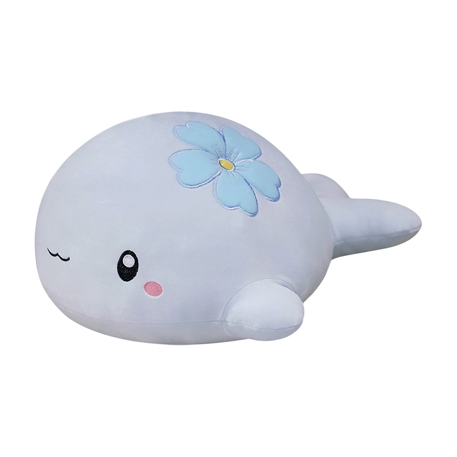 Cherry Blossom Whale Plush Pillow, Ultra-Soft Sleeping Aid for ...