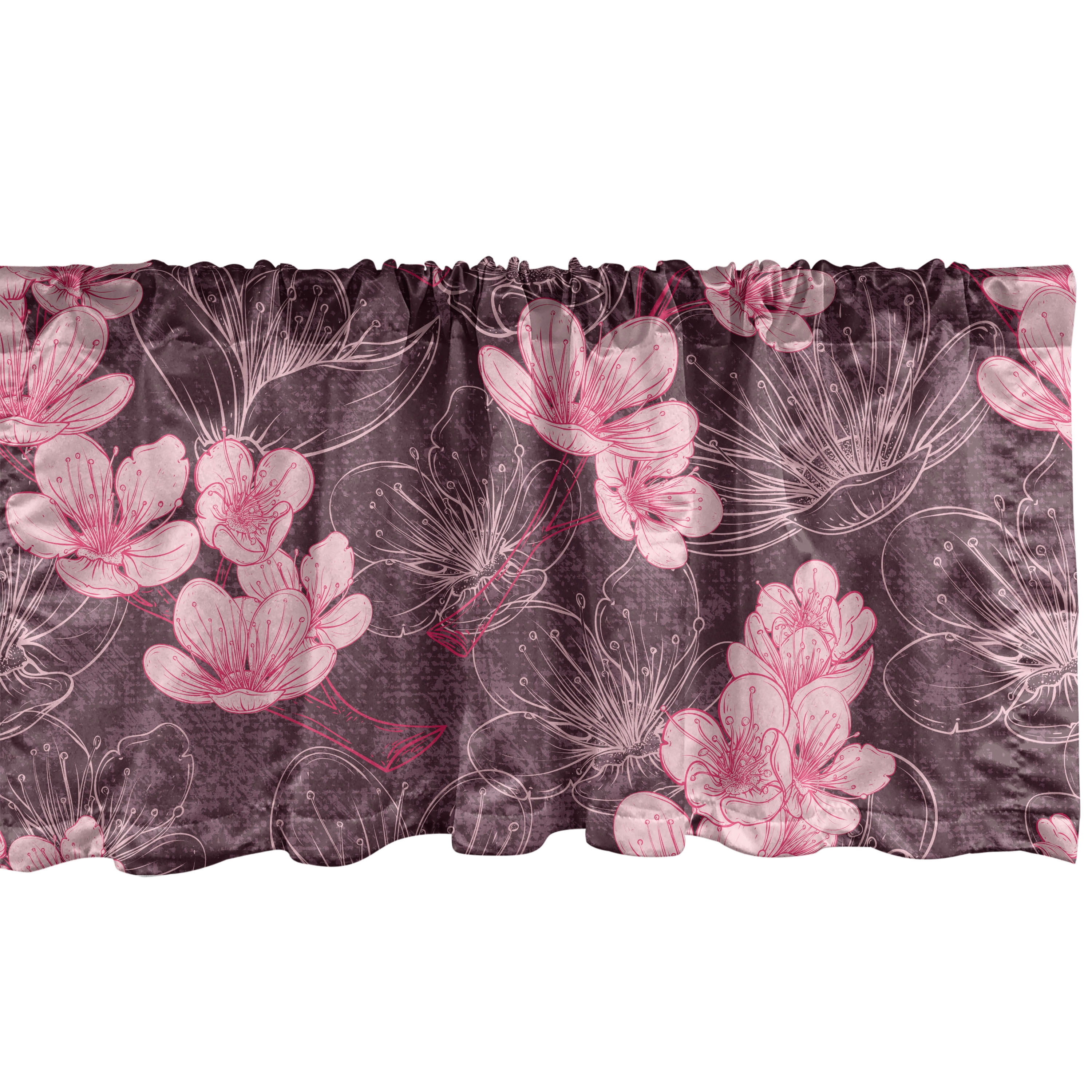 Cherry Blossom Window Valance, Sakura Asian Inspirations Branches ...