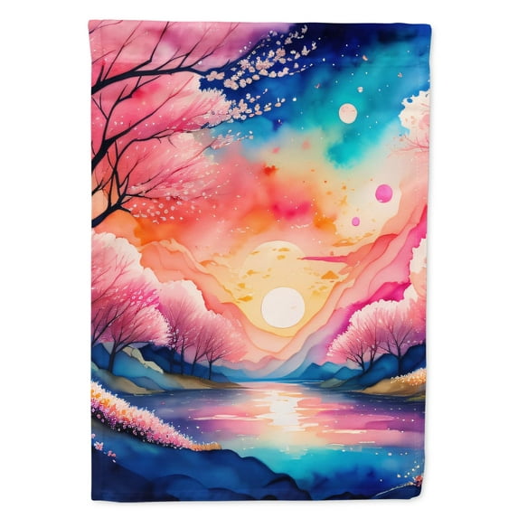 Cherry Blossom in Color House Flag 28 in x 40 in - Walmart.com