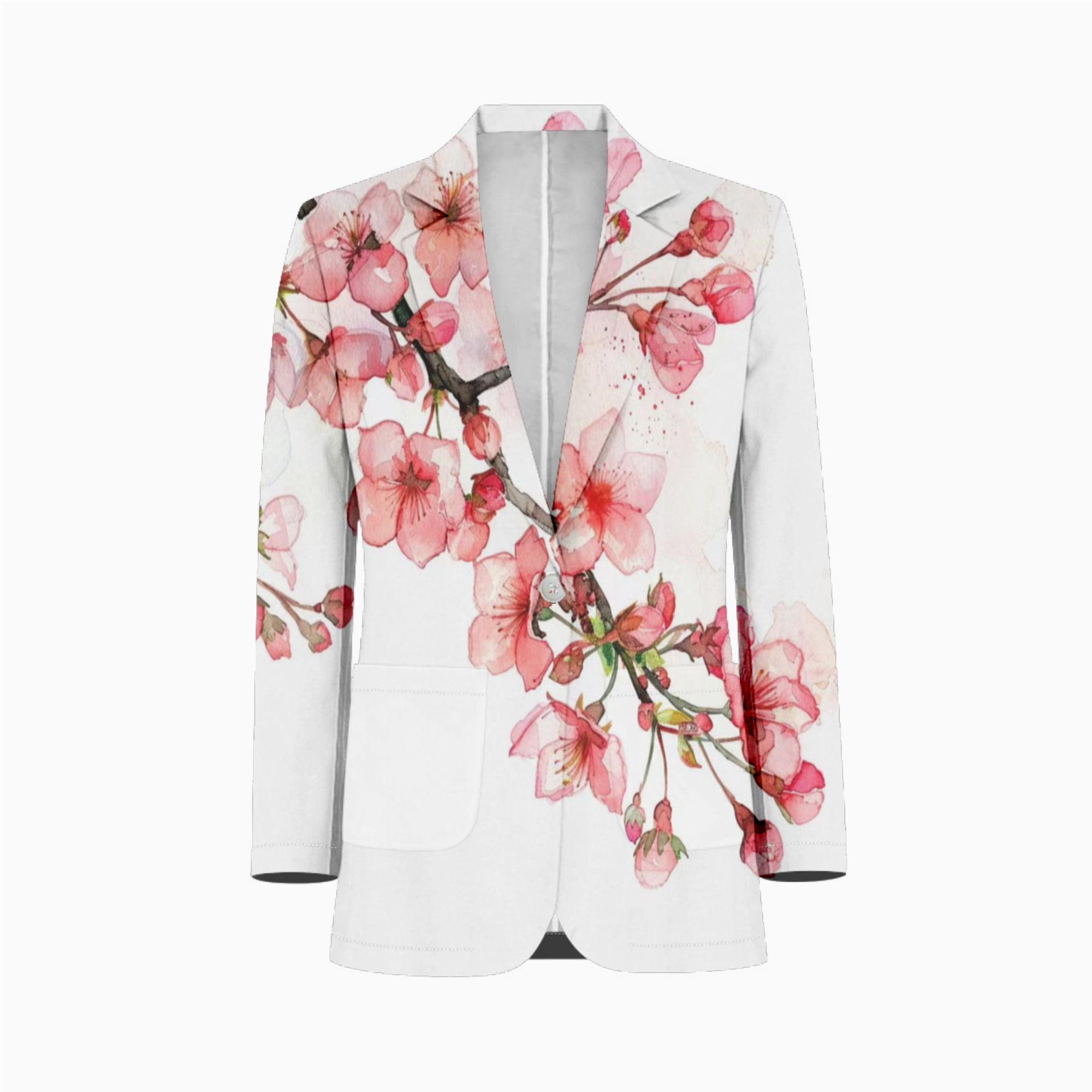 Cherry Blossom pink (4) Customized Men's Suits full man Shawl Collar ...