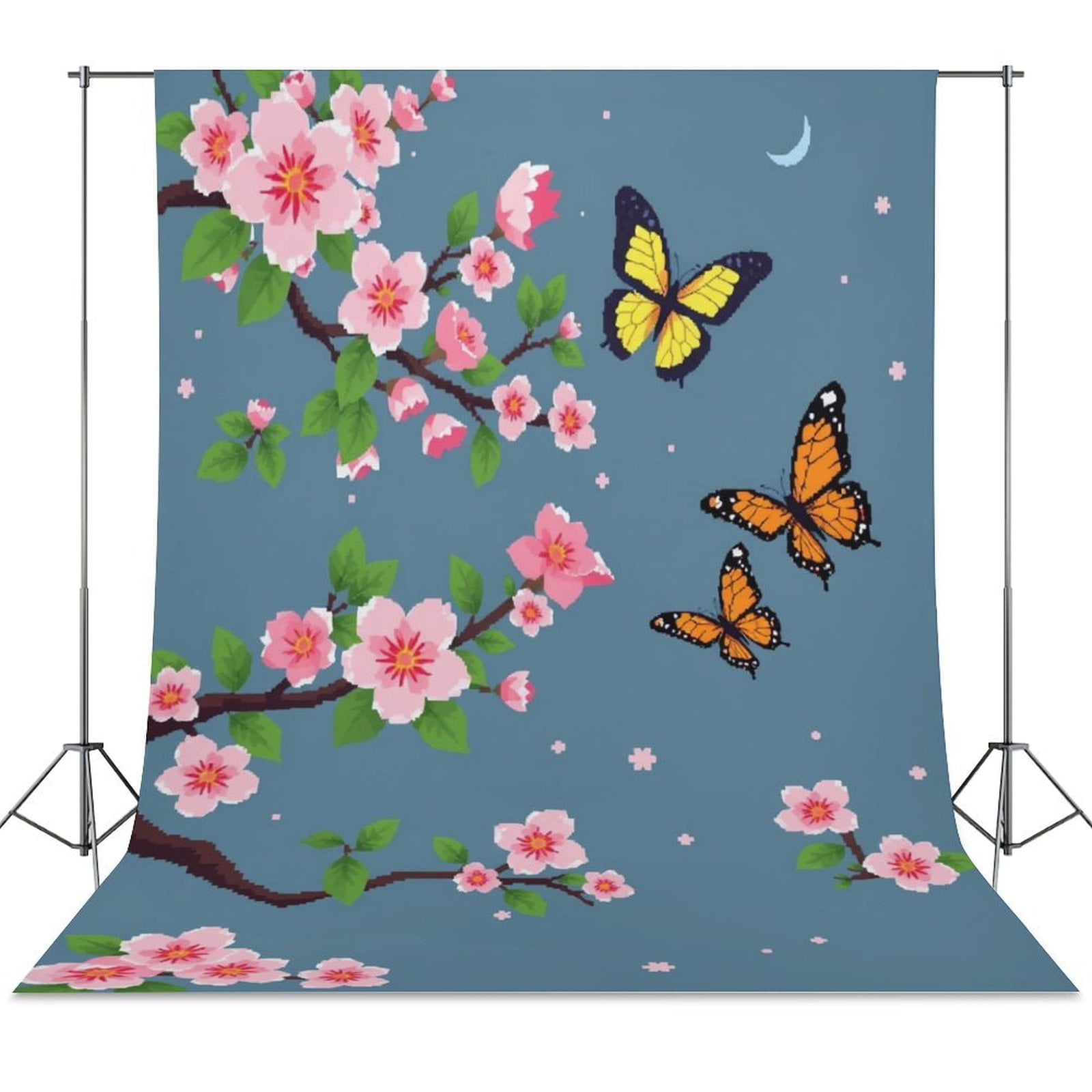 Cherry Blossoms Butterflies Party Backdrop Birthday Decoration ...