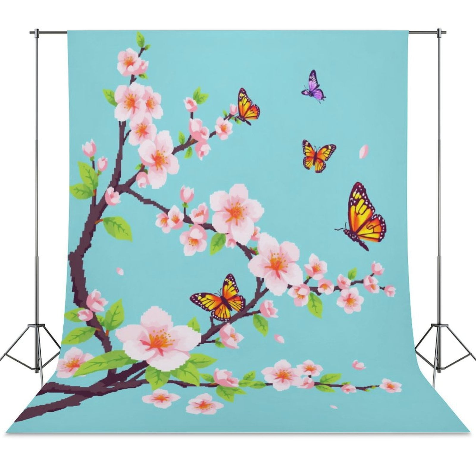 Cherry Blossoms Butterflies Photography Backdrops Adult Photostudio ...