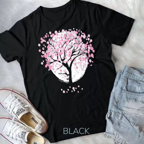 Cherry Blossoms, Cherry Tree, Japan Blossoms Spring T-Shirt Unisex T ...