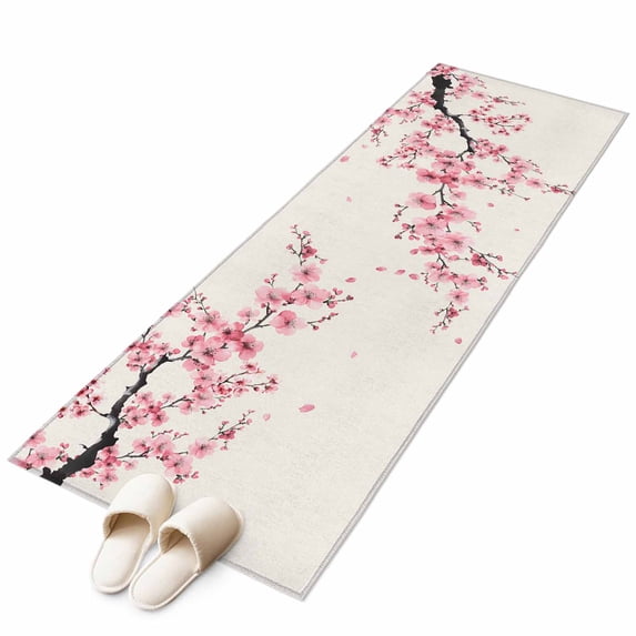 Cherry Blossoms Large Area Rugs for Bedroom Living Room, Soft Non Slip ...