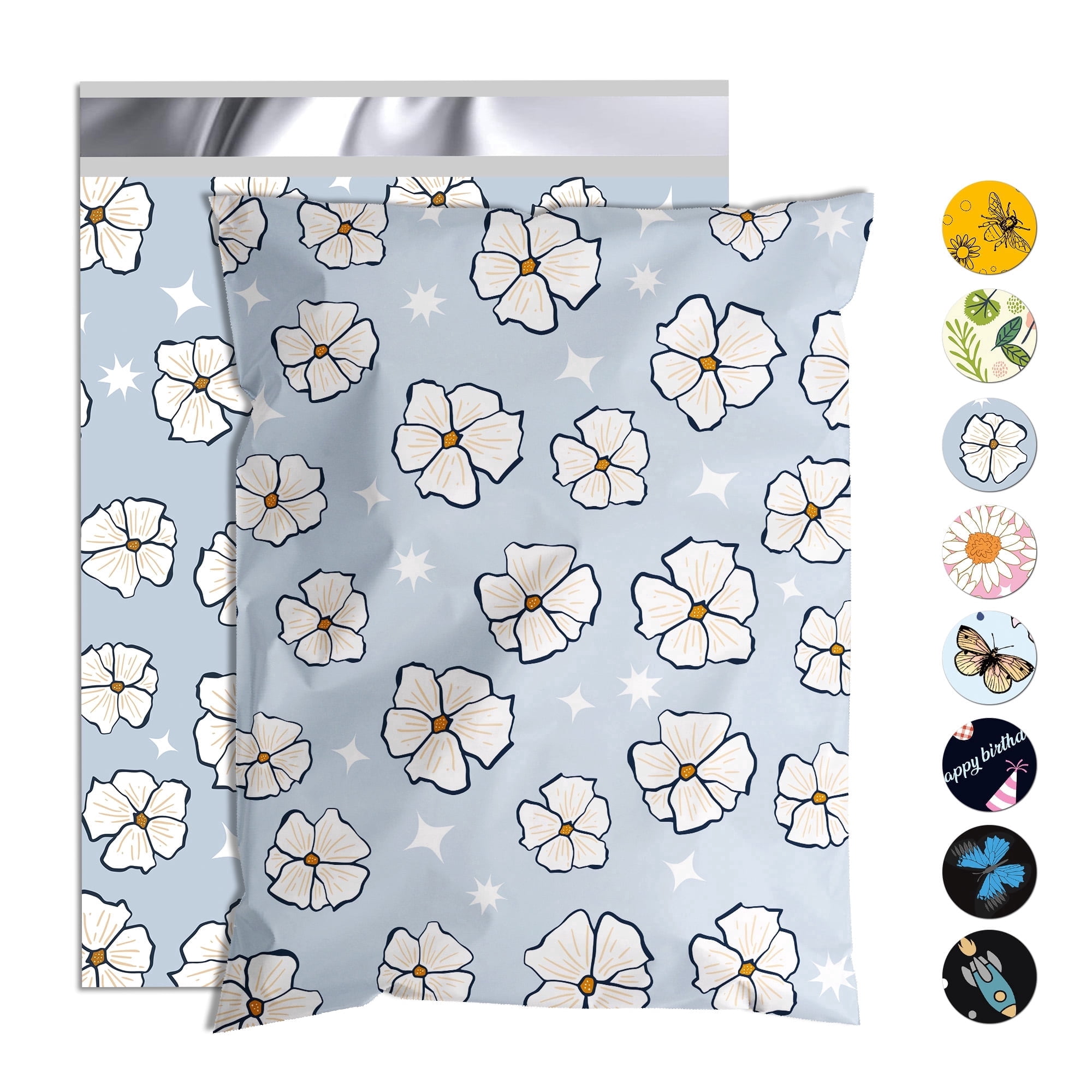 Cherry Blossoms Poly Mailer 6x9 Inch 100 Pcs, Waterproof & Tear ...