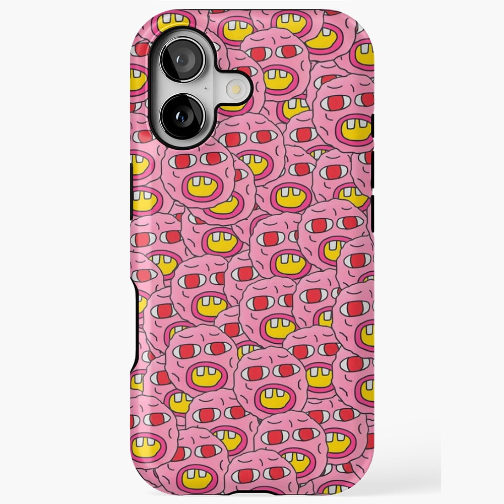 Cherry Bomb Pattern Inspired Artistic Tribute Print iPhone Case 17 16 ...