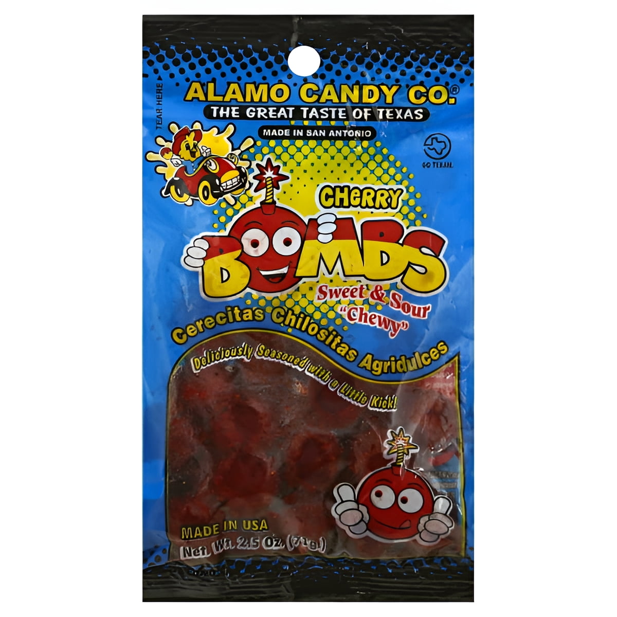 Alamo Candy Co. Cherry Bombs 2.5 oz - Walmart.com