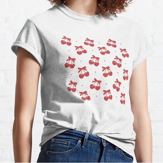 Cherry Bow Classic T-shirt - Walmart.com