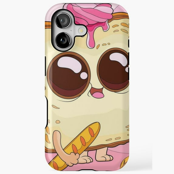 Cherry Bread Cute Food Cartoon Artwork Tough Case for iPhone 17 to 11 ...