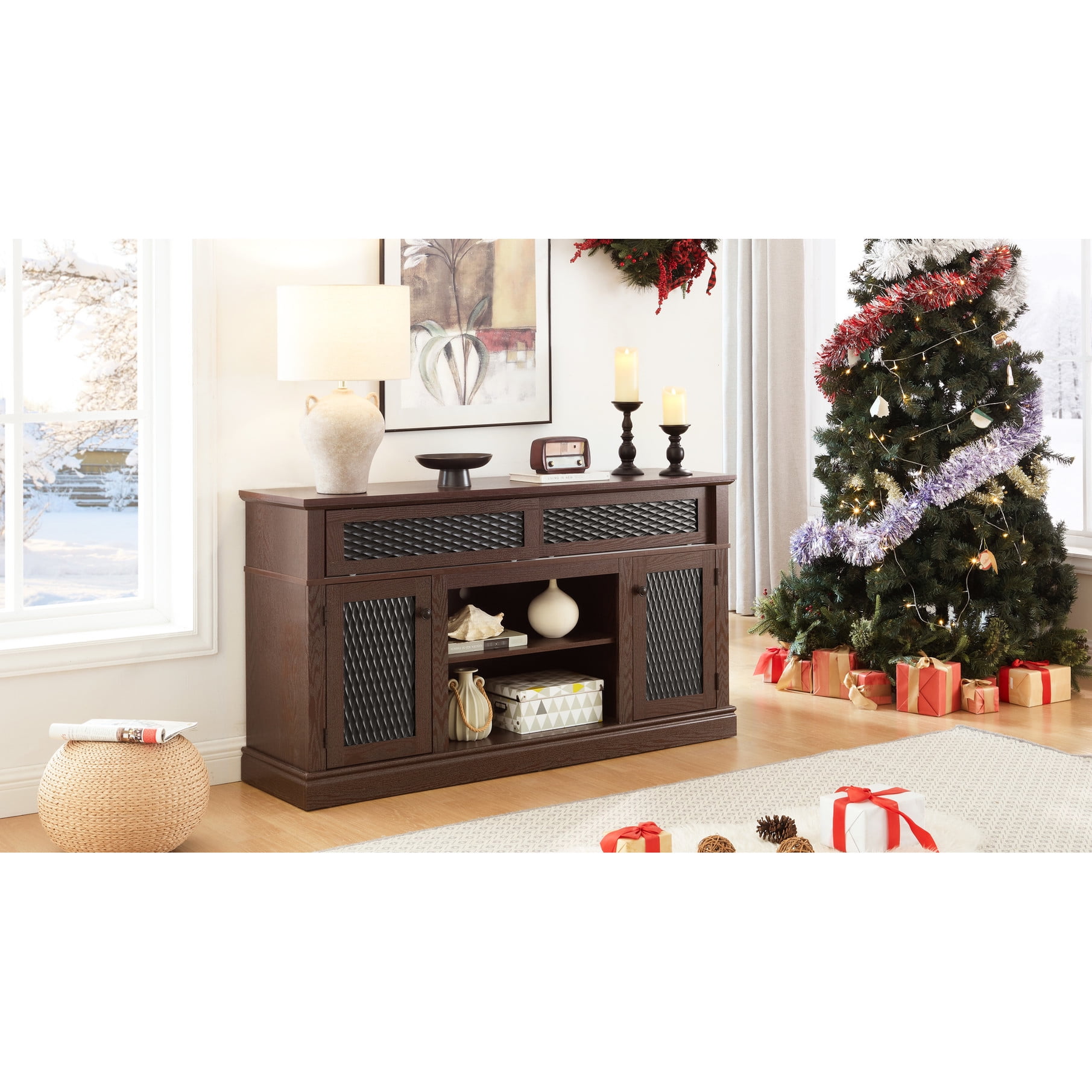Cherry Color - 8 Cable Management Cutouts - Bedroom Setup - Improved ...