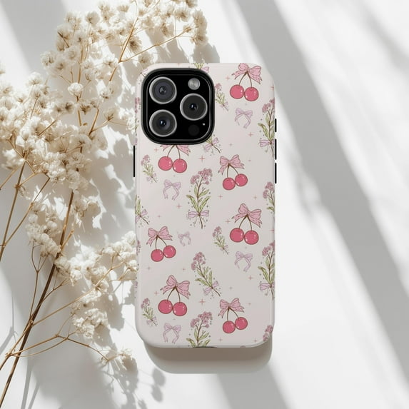 Cherry Coquette Cottagecore Sweet Floral Vintage Retro Aesthetic Phone ...