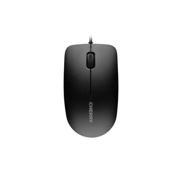 Cherry Corded Mouse Optical Sensor, Black - Walmart Business Supplies