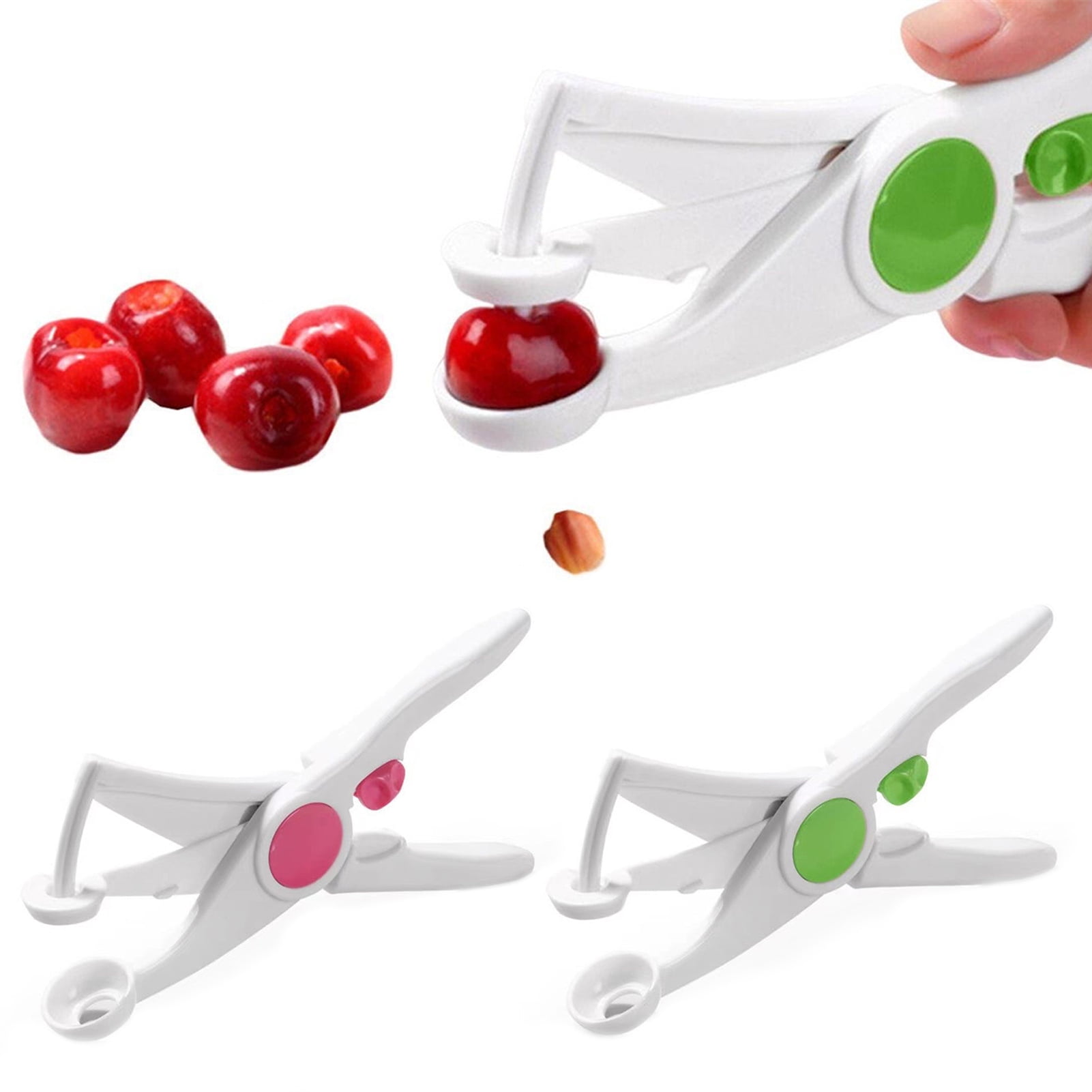 Cherry Corer Heavy-Duty Stainless Steel Olive Pitter Tool Fruits Pit ...