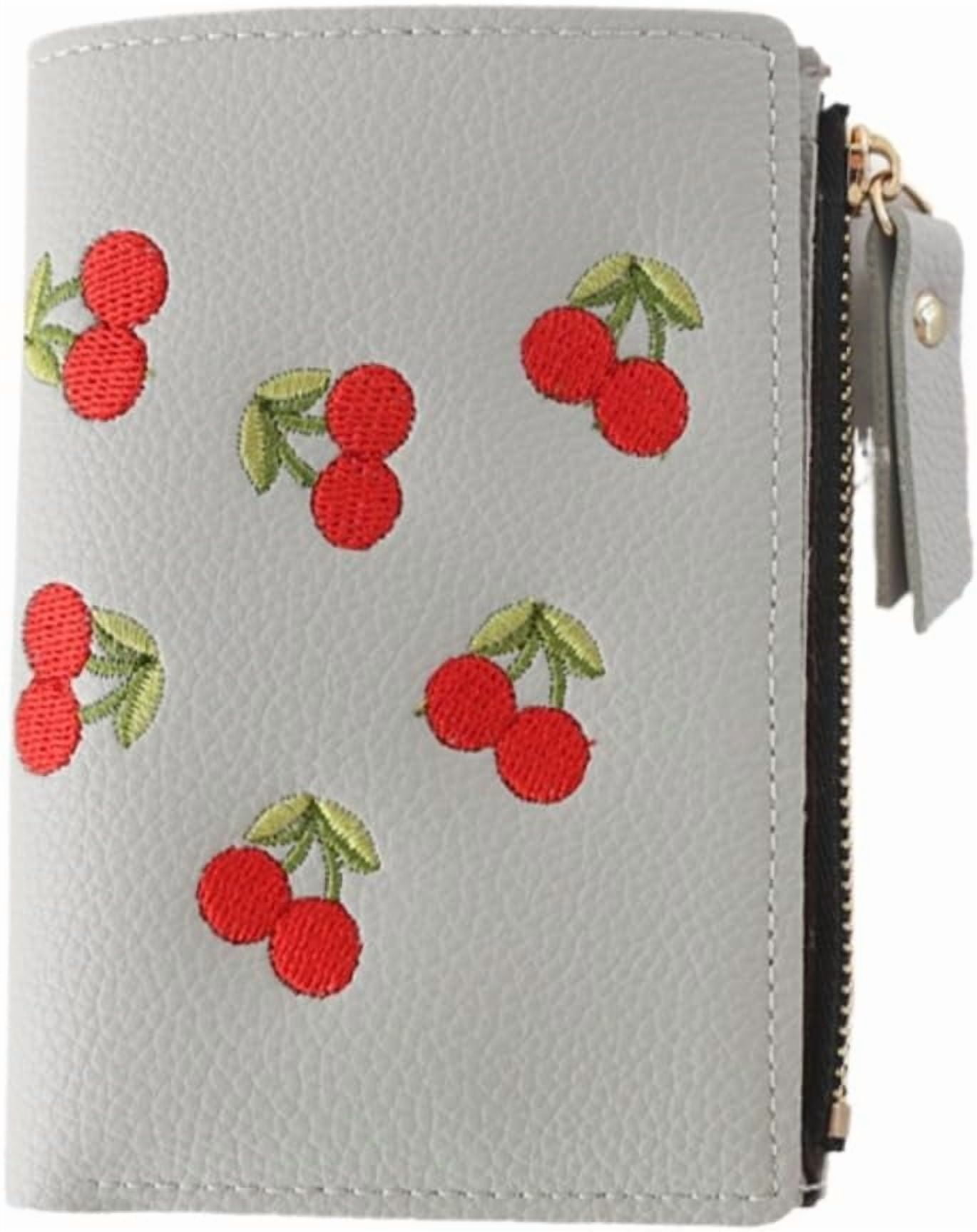Cherry Cute Wallet Cute Purse Pocket Small Wallet for Women Zip Y2k ...
