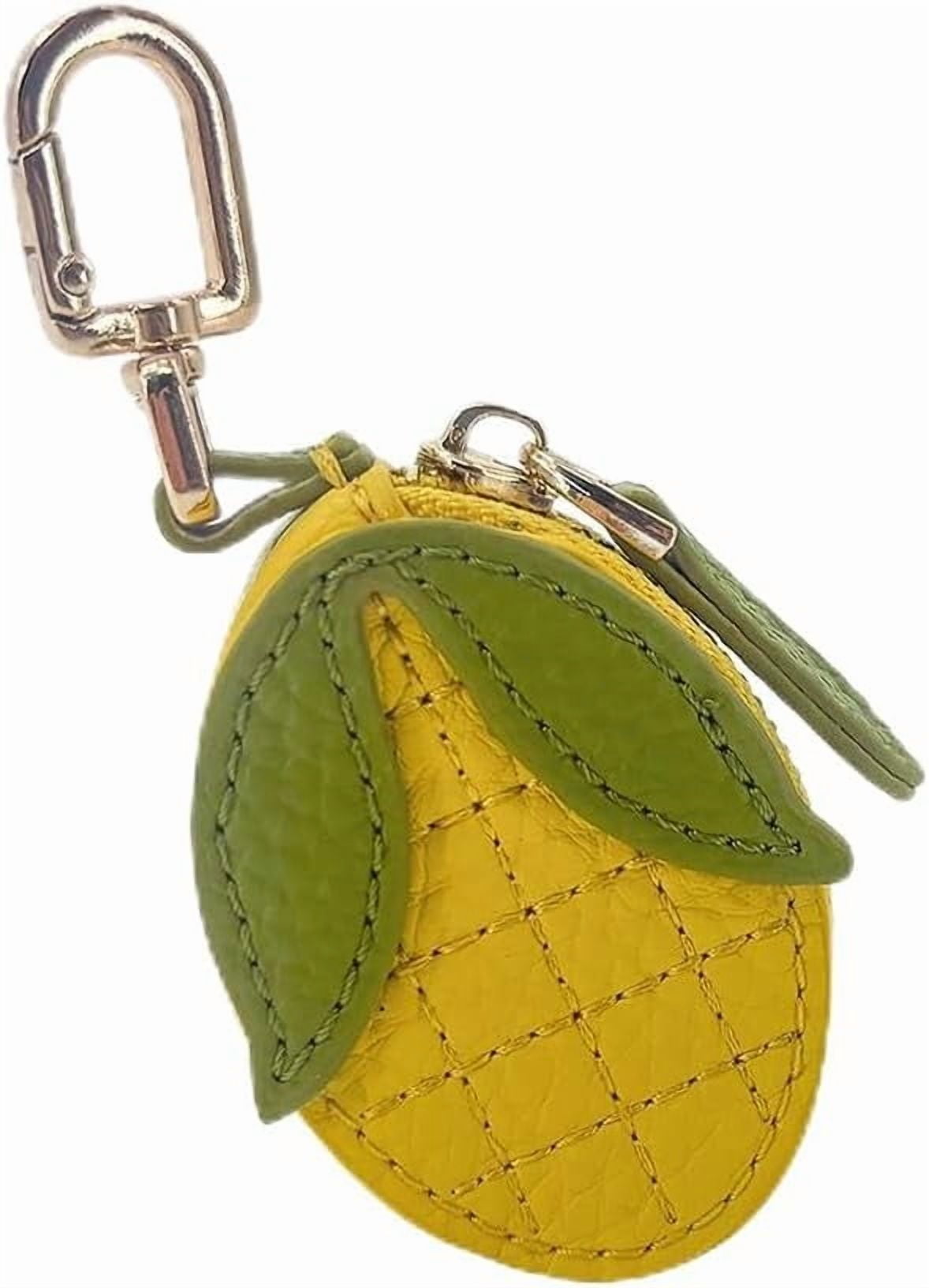 Cherry Design Coin Purse Charm, Cute Mini Fruit Bag Charm, Handmade ...