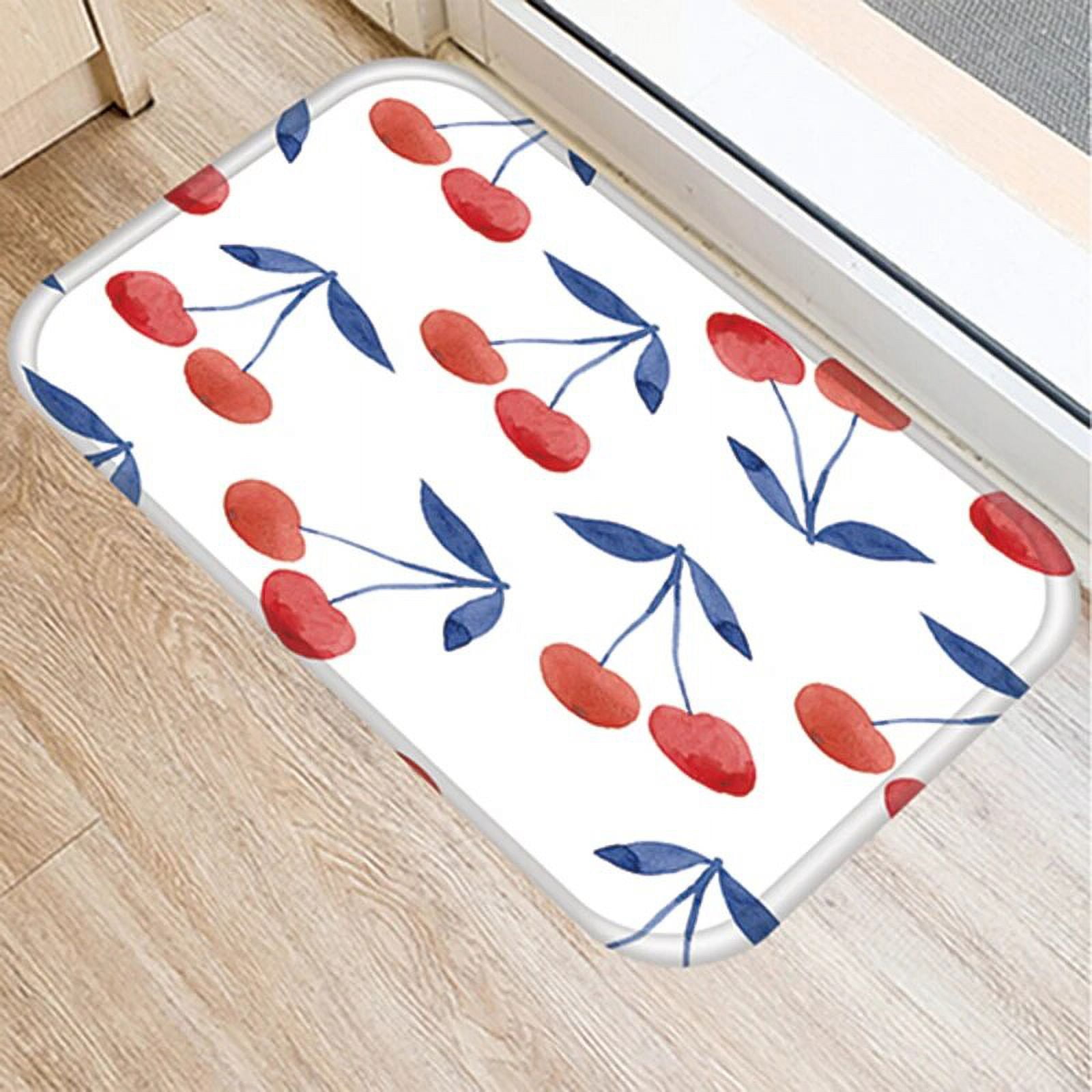 Cherry Doormat Carpet Mat Rug Non-Slip Floor Decor Bath Bathroom ...
