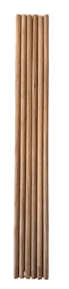 Cherry Dowels Round Wooden Dowel Rods - Unfinished Hardwood Sticks - 1/ ...