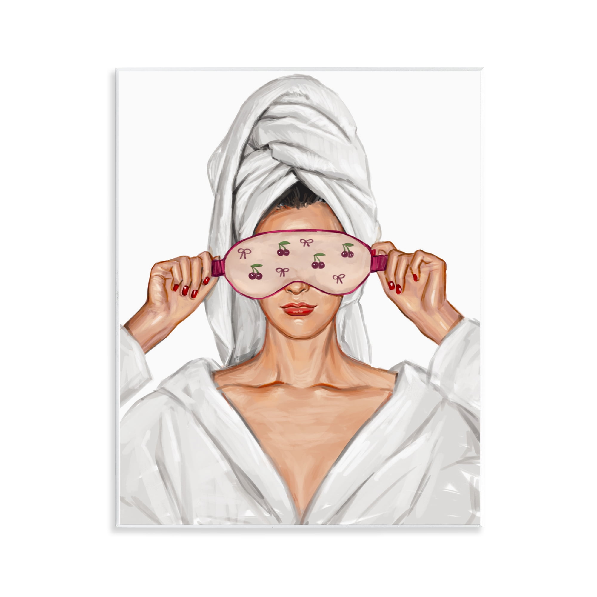 Cherry Eye Mask Fashionista Wall Plaque Art, design by Ziwei Li ...