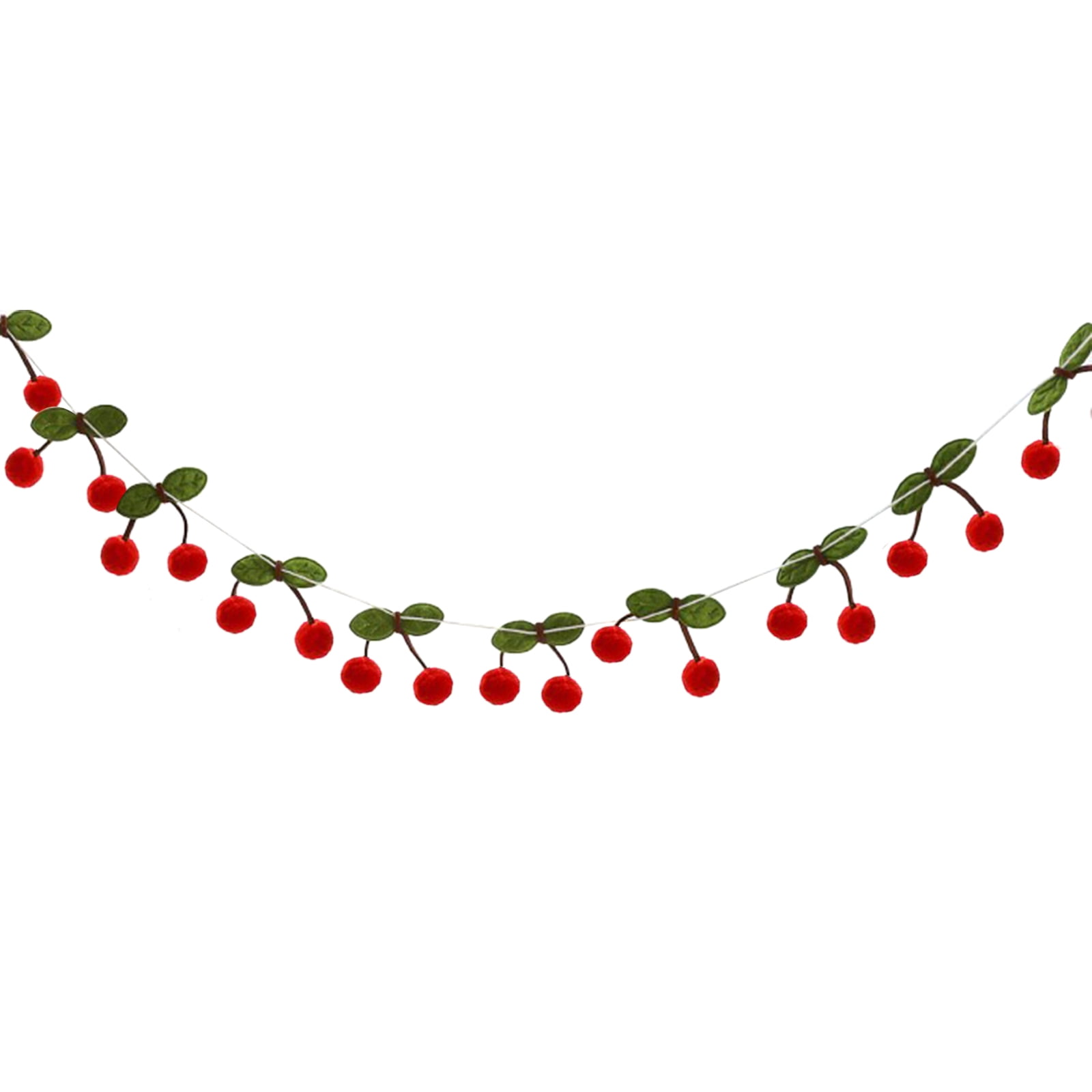 Cherry Felt Balls Tassels Garlands Perfect for Decorating Walls ...