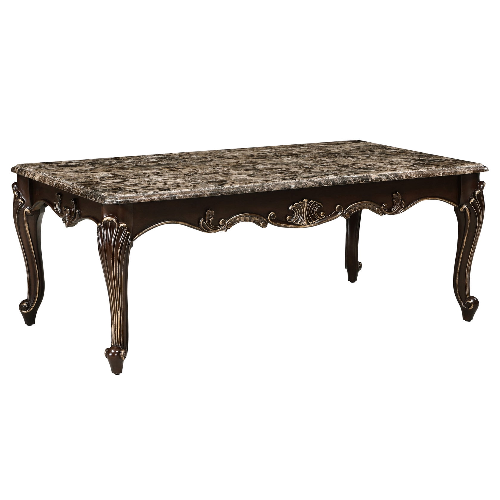 Traditional Style Marble Coffee Table / Adds Sophistication to Living ...