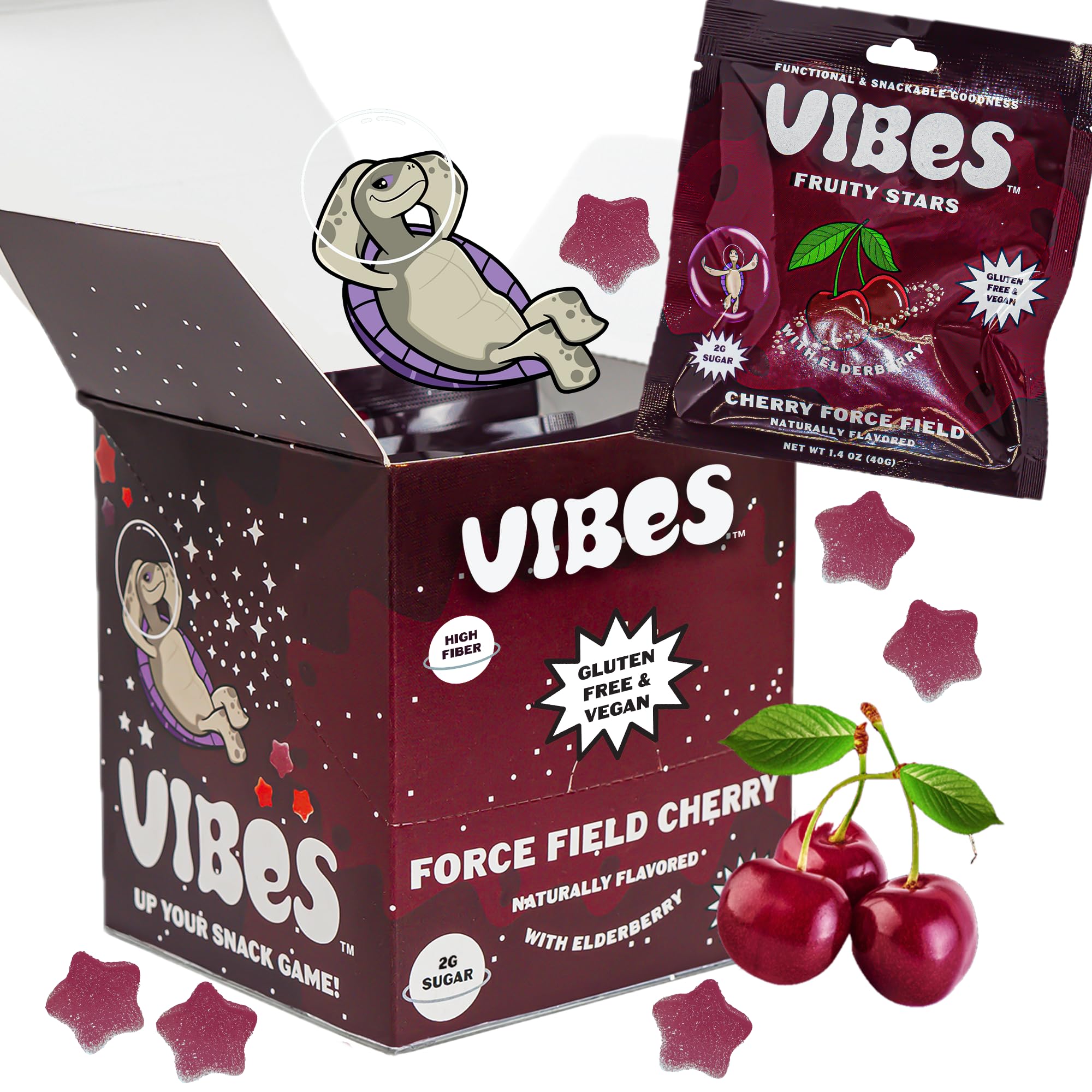 Cherry Force Field Fruity Stars - Delicious Low Calorie Gluten-Free ...