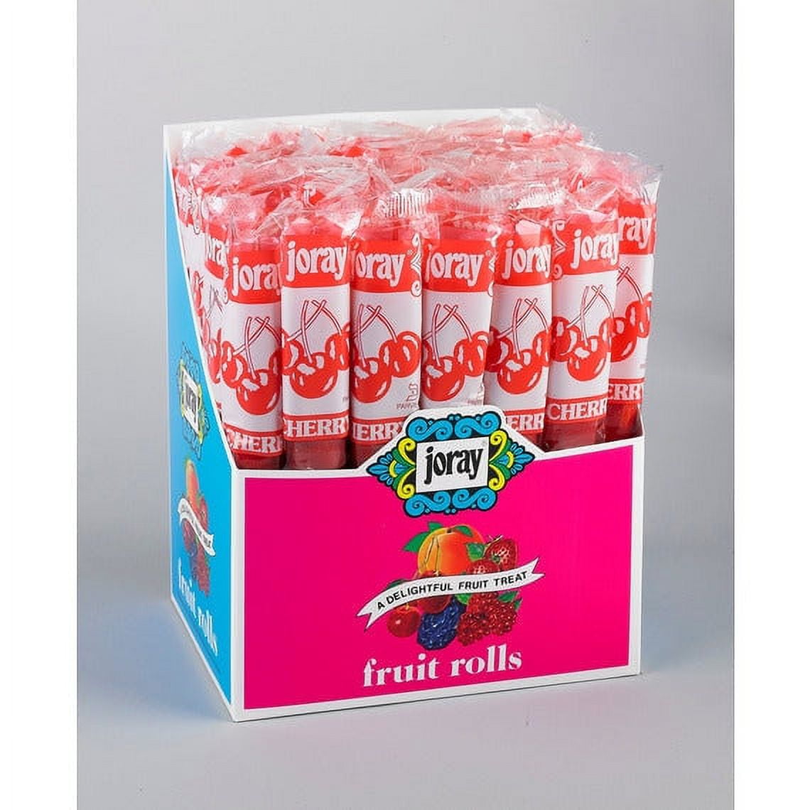 Joray Cherry Fruit Rolls, Real Dried Fruit, 70 Calories, .75 oz ...