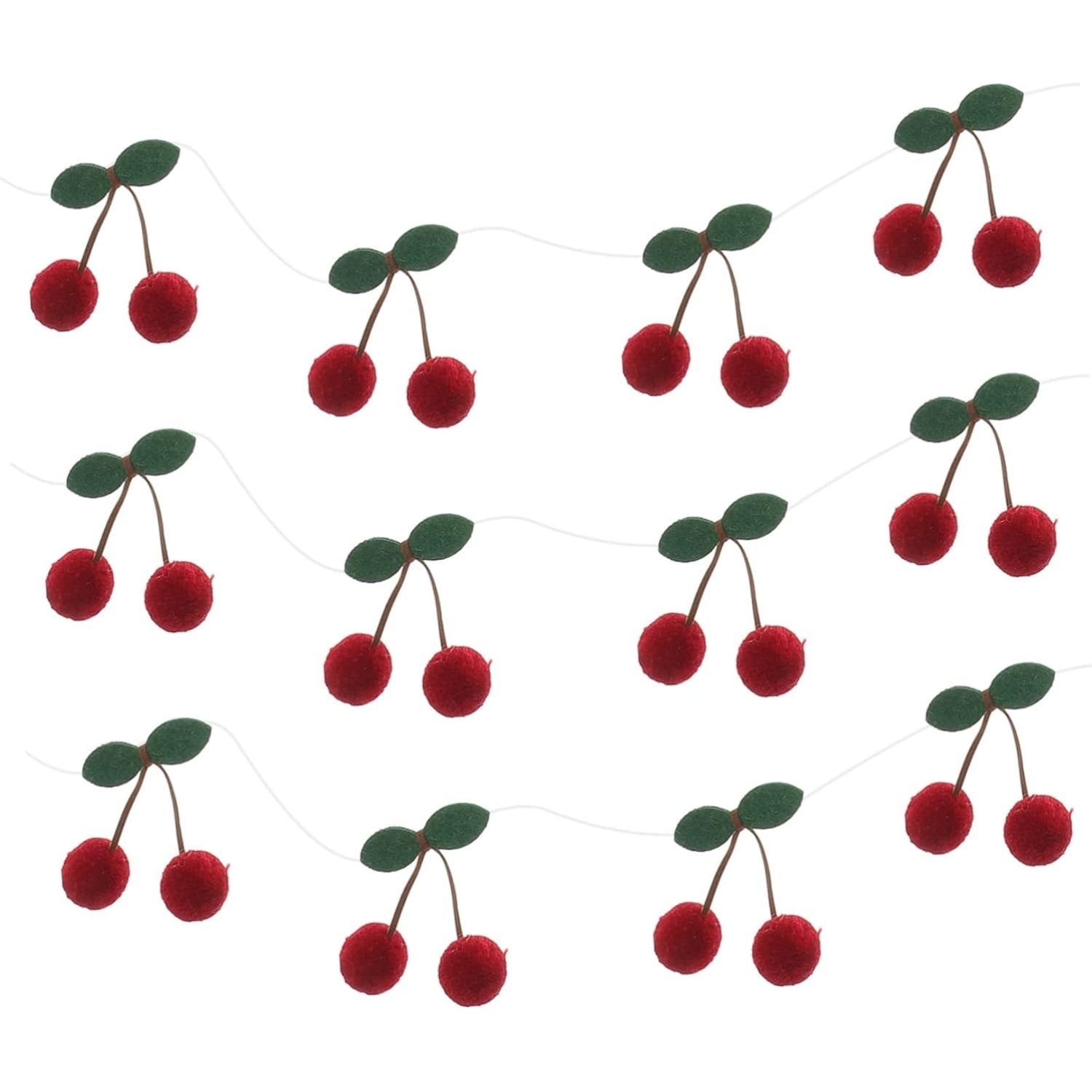 Cherry Garland,Bayberry Ball String Ornament Decor,Artificial Christmas ...