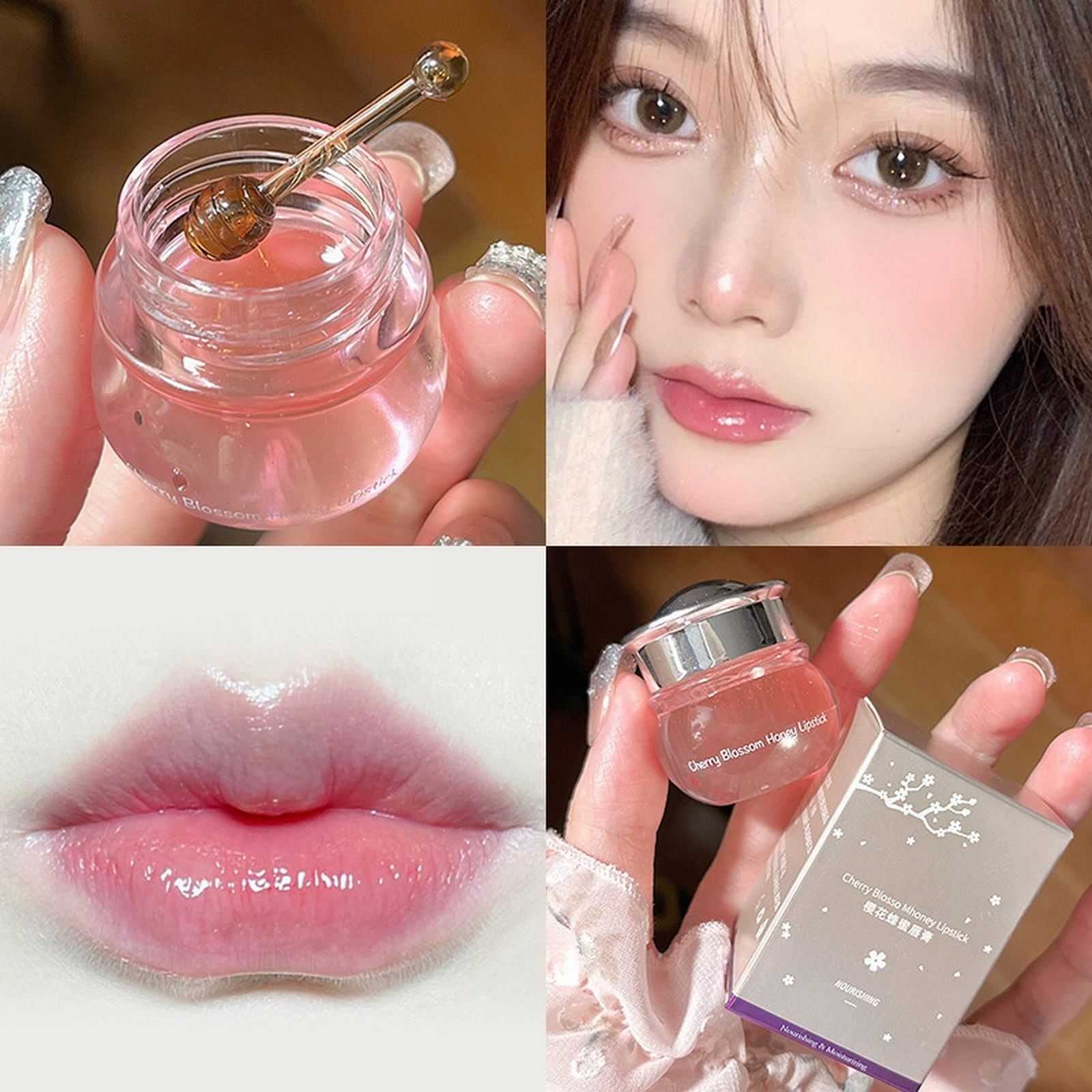 Cherry Honey Lipstick - Cherry Lip Care, Moisturizing Hydrating Lip ...