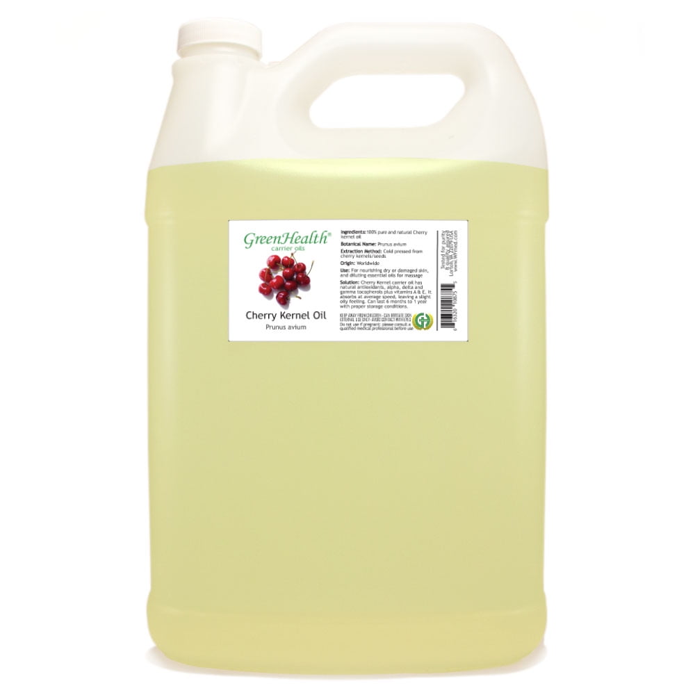 Cherry Kernel Carrier Oil - 1 Gallon - Clear Plastic Jug w/ Cap ...
