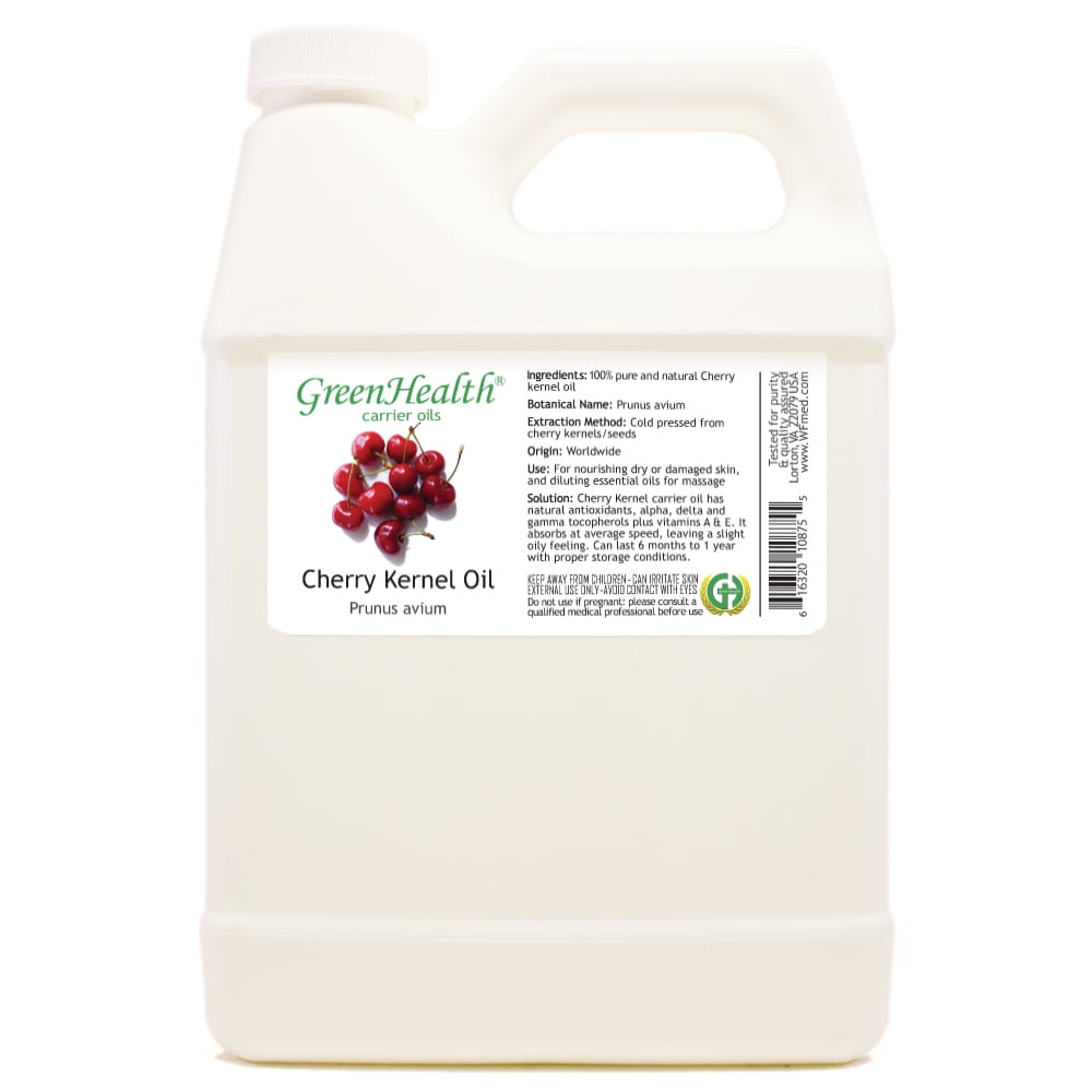 Cherry Kernel Carrier Oil - 32 fl oz - White Plastic Jug w/ Cap ...