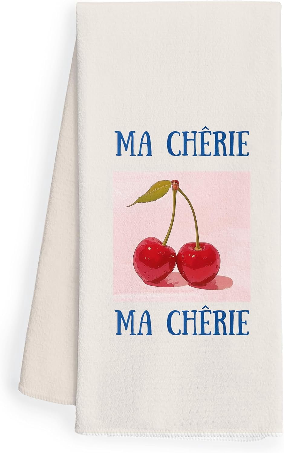 Cherry Kitchen Towels - Pink Preppy Hand Towels, Teenage Girl Room ...