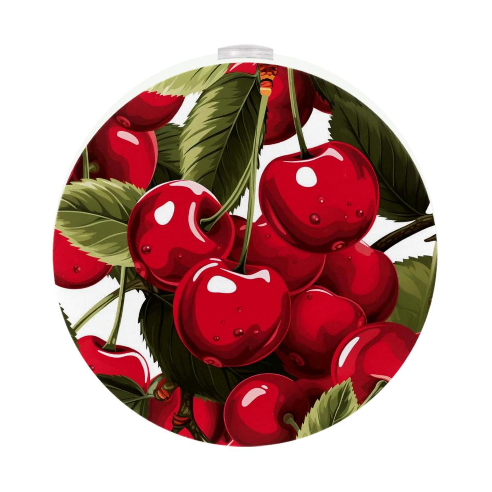 Cherry LED Round Night Light - 2 Pack, Plug-in Motion Sensor Wall Lamp ...