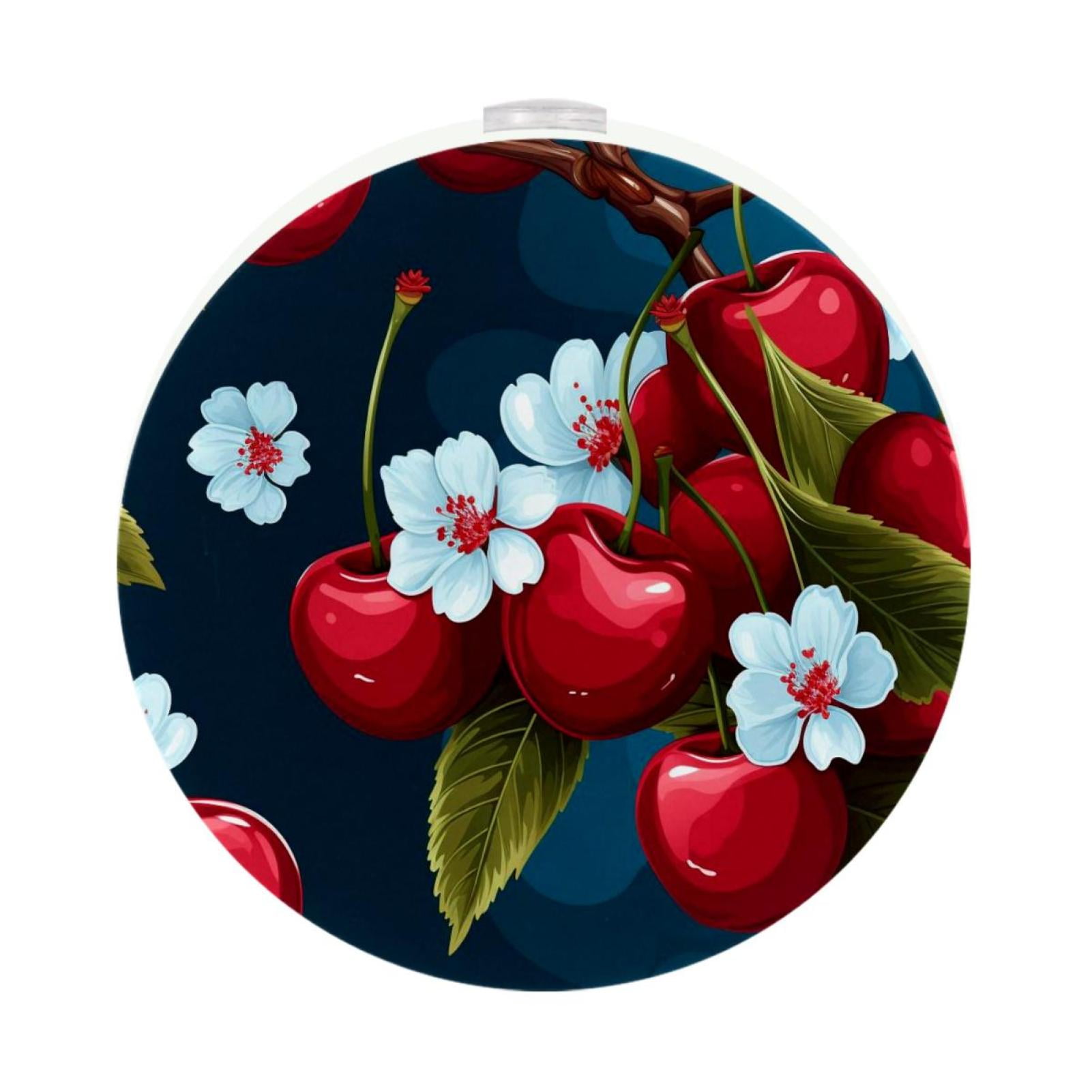 Cherry LED Round Night Light-2PCS: Compact and Energy-Efficient ...