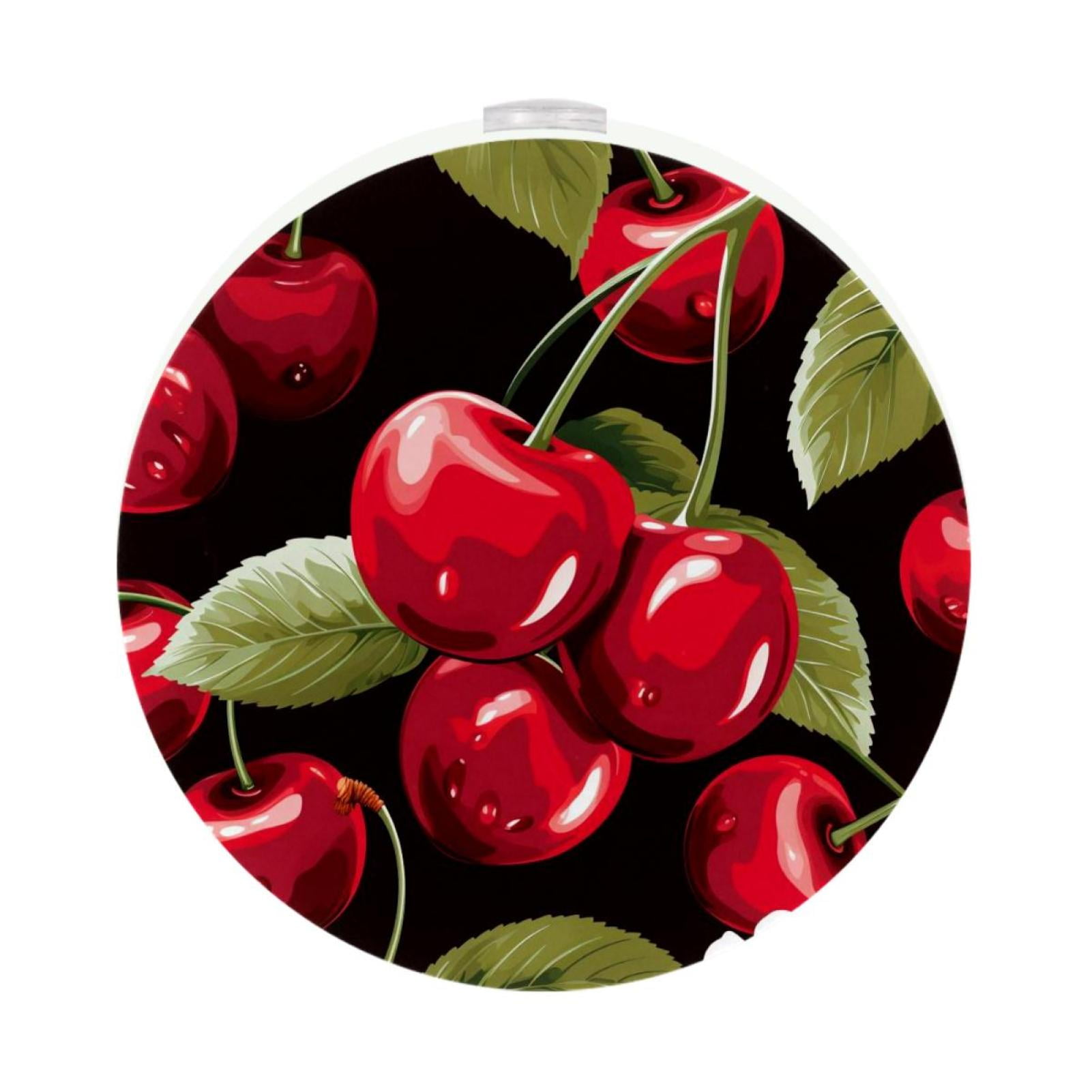 Cherry LED Round Night Light-2PCS - Plug-in Smart Sensor Nightlights ...